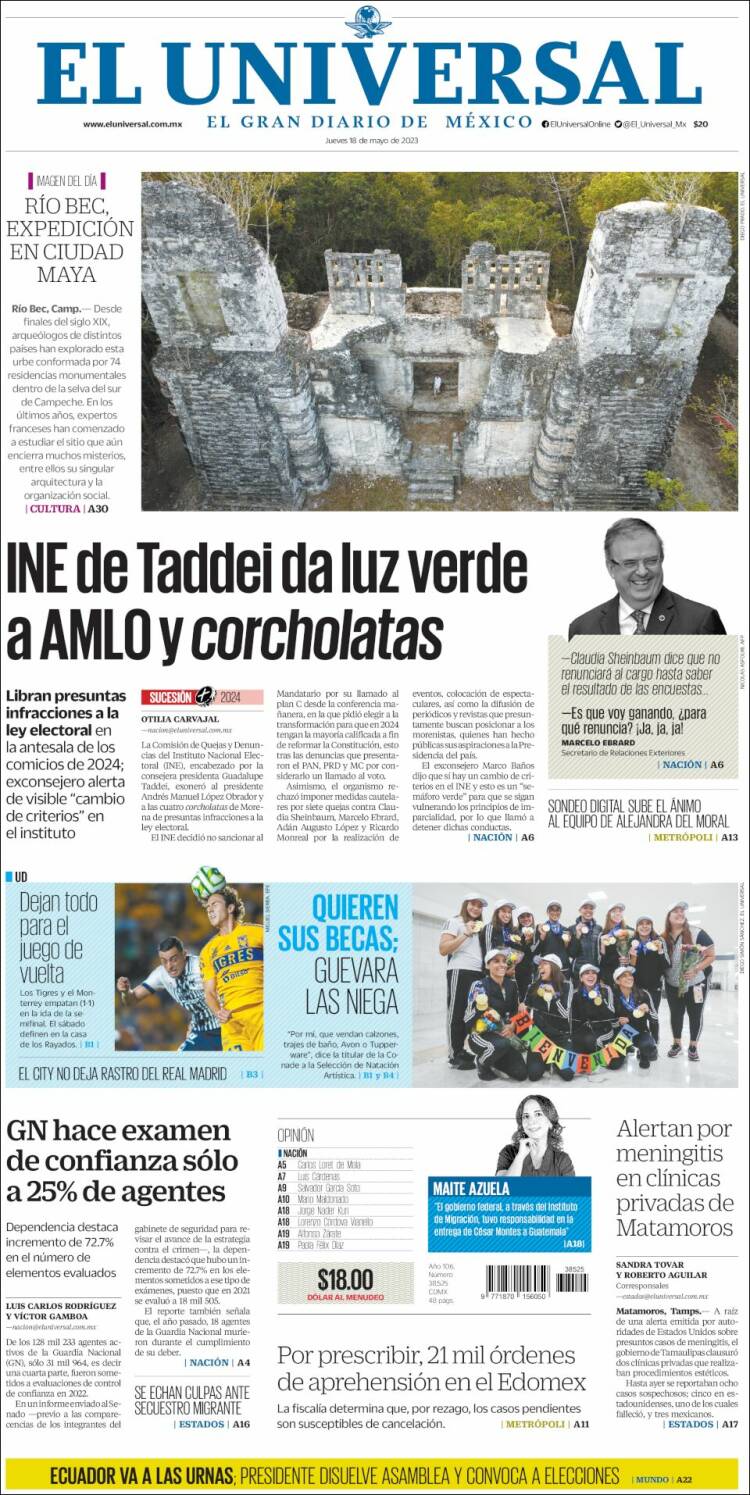 Reforma y El Universal, ignoran financiamiento extranjero a Artículo 19 ...