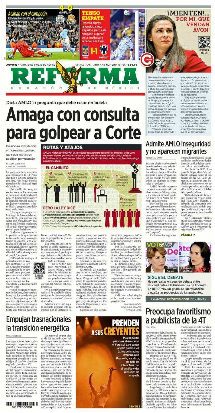 Reforma y El Universal, ignoran financiamiento extranjero a Artículo 19 ...