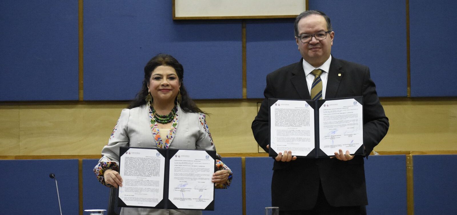 Clara Brugada firma convenio en materia de educación, innovación y ...